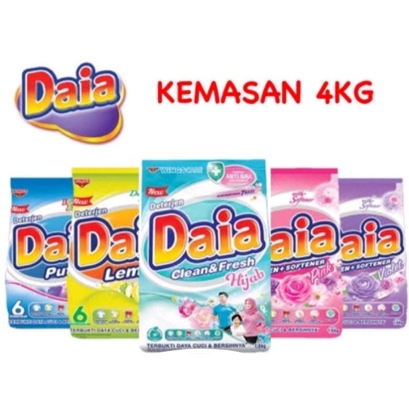 Jual DAIA 4KG - RANDOM | Shopee Indonesia