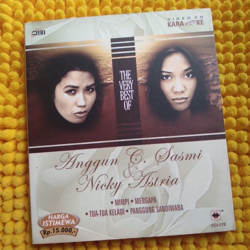 Jual VCD ANGGUN C SASMI & NICKY ASTRIA ( THE VERY BEST OF ) | Shopee Indonesia