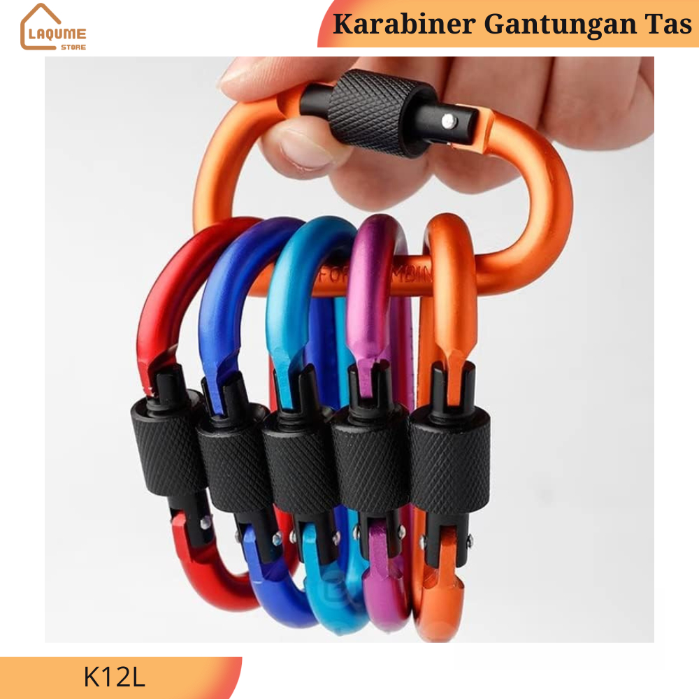 Jual Karabiner Gantungan Tas Gantungan Kunci Aluminium Quickdraw ...