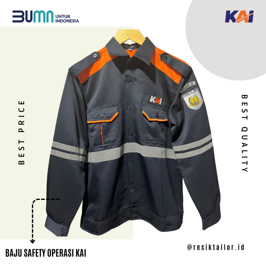 Jual Seragam Safety Operasi KAI | Shopee Indonesia