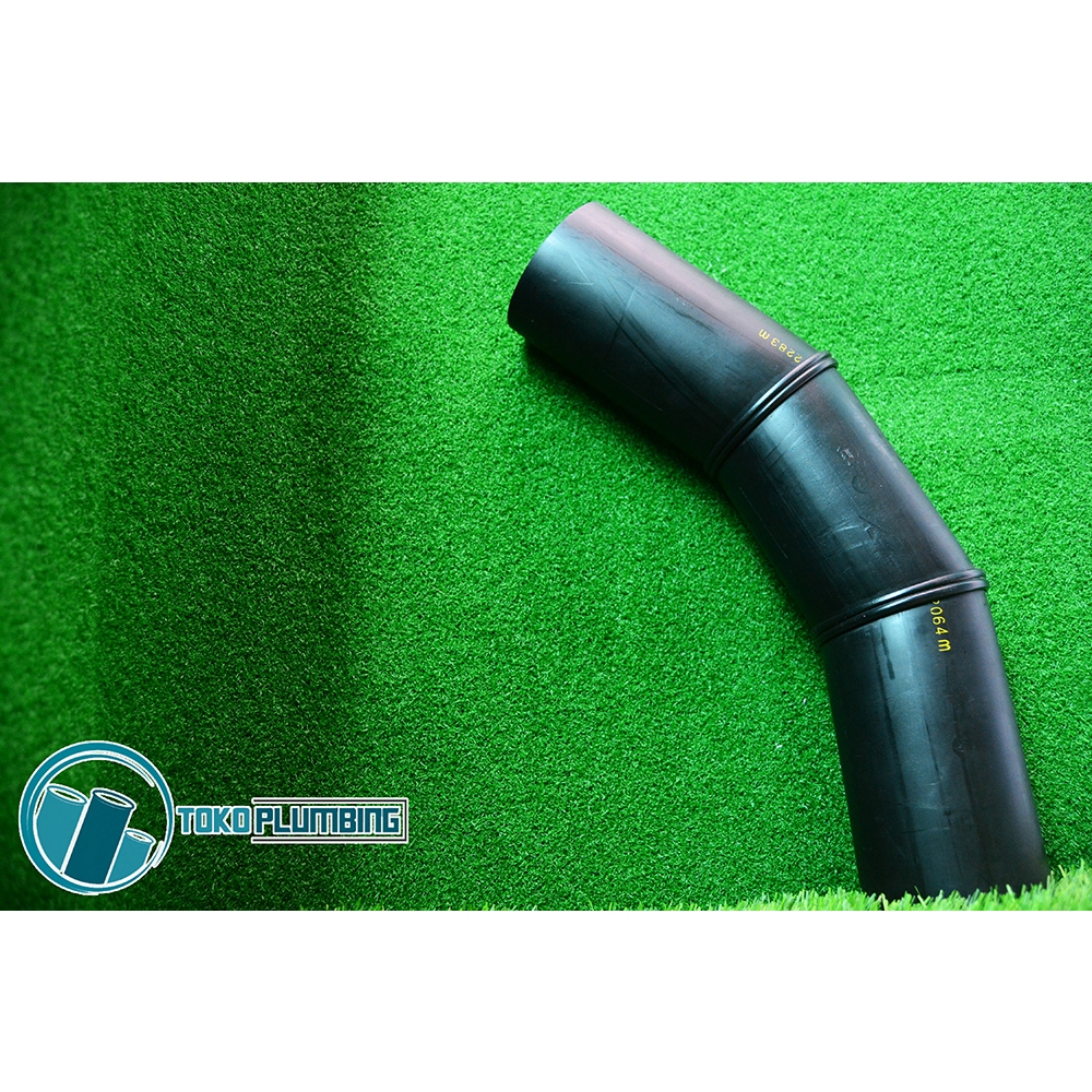 Jual Elbow / Knee HDPE 45 Drajat segmented Joint PN10 2 1/2 Inch 75mm ...