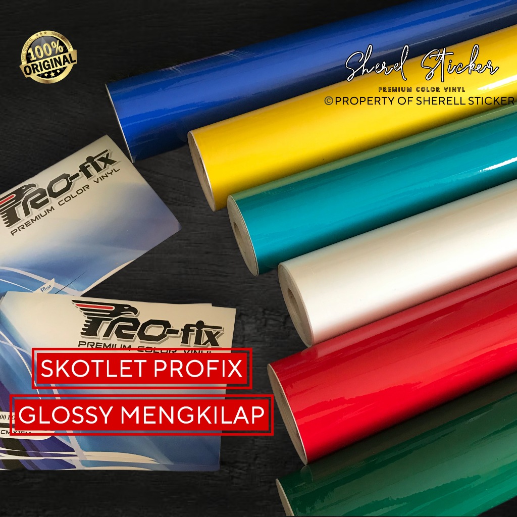 Jual skotlet motor profix glossy mengkilap panjang 1 meter x lebar 45cm ...