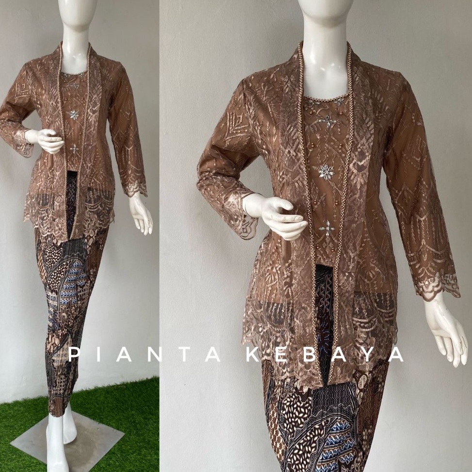 Jual Harga Bersahabat Kebaya Kutubaru Tille Bordir Premium Part 2 Kebaya Kutubaru Payet Kebaya ...