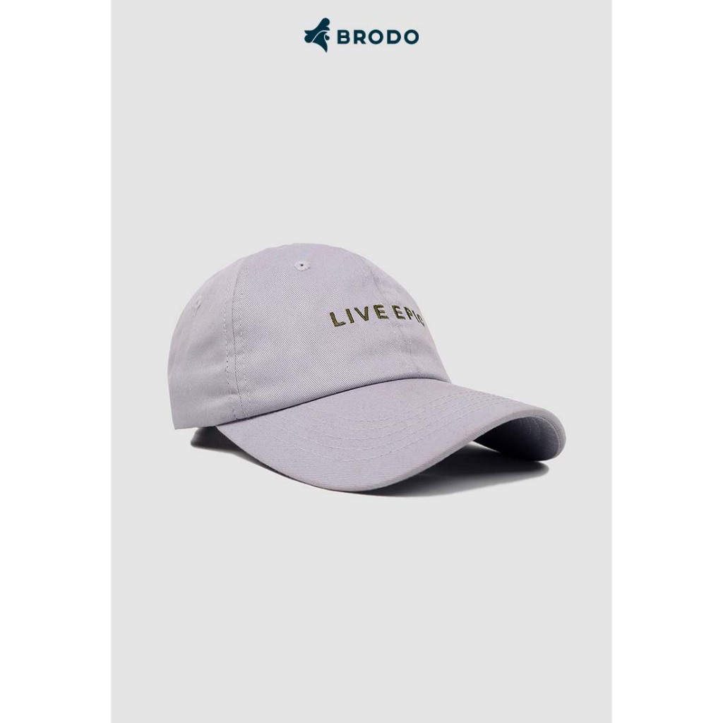 Jual BRODO - Topi Epic Hat Light Grey | Shopee Indonesia