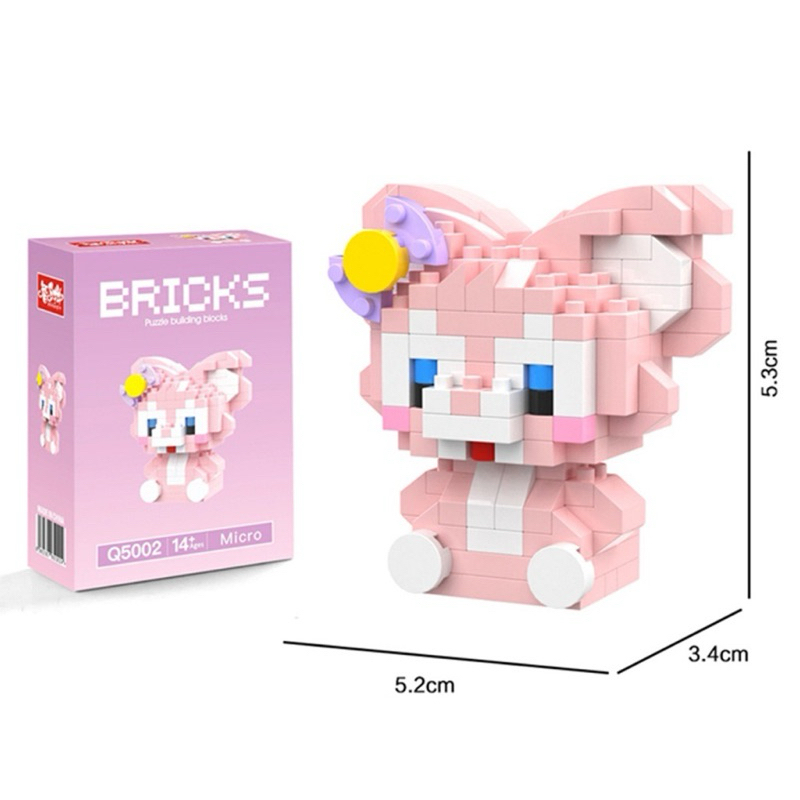 Jual ( KKM ) DIY Bricks Mini Building Block Nano Block Model Karakter ...