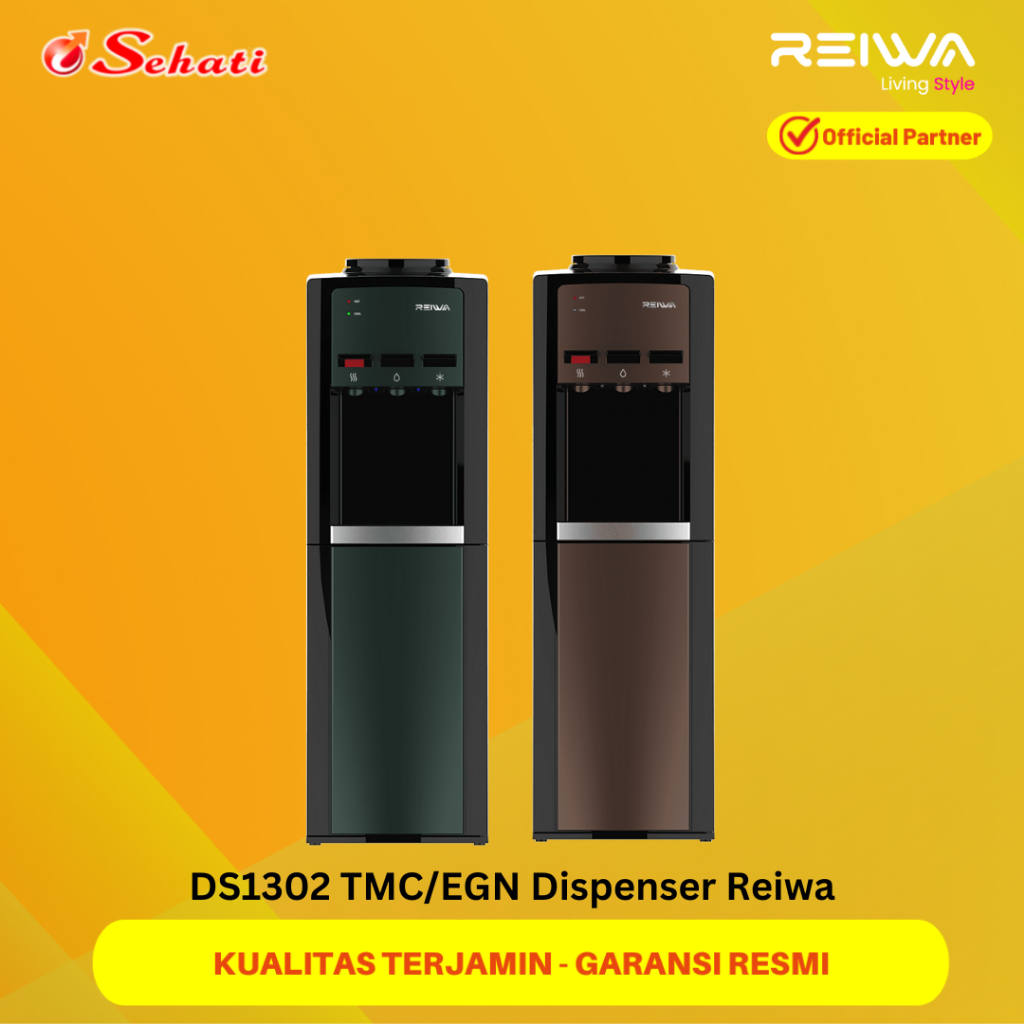 Jual REIWA Dispenser Galon Atas DS1302 TMC/EGN Dispenser Reiwa Safety ...