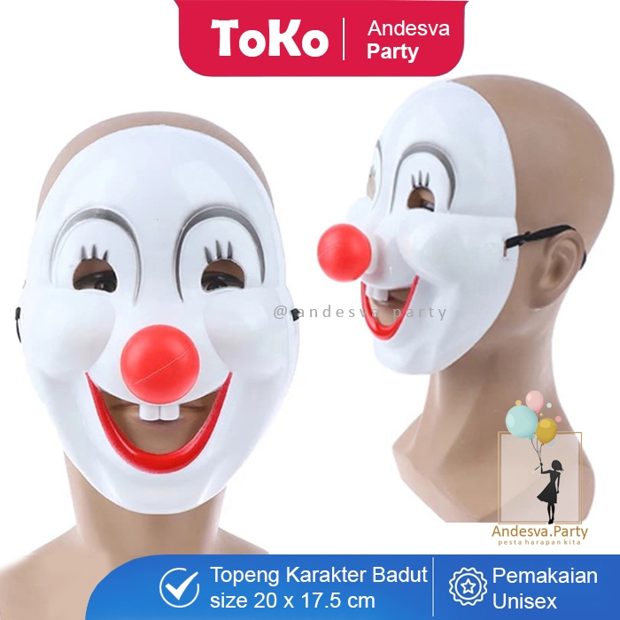 Jual Topeng Badut / Topeng Halloween / Mask Party / Topeng badut Hidung ...