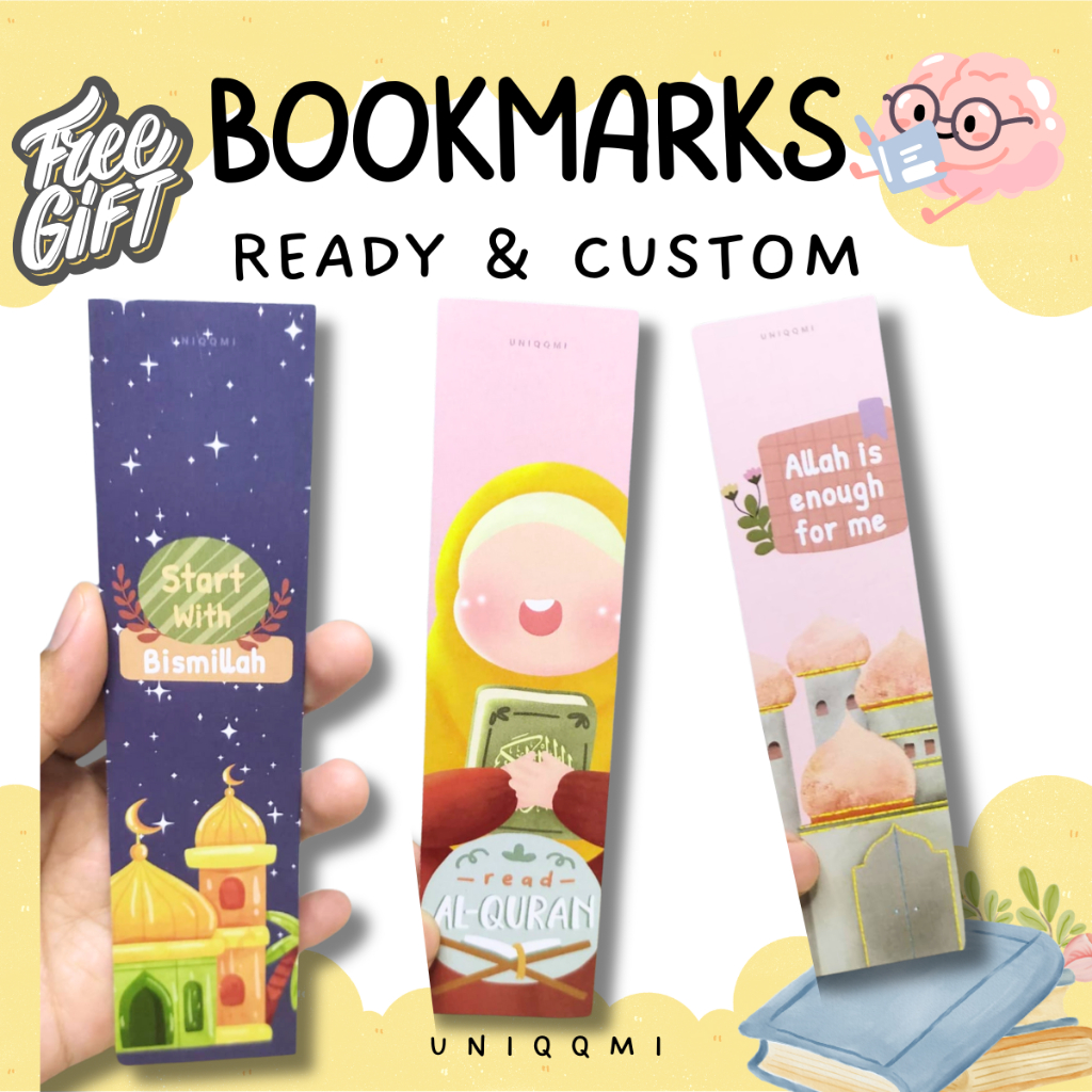 Jual [BISA CUSTOM] BOOKMARK/PEMBATAS BUKU/PEMBATAS ALQURAN/ PEMBATAS ...