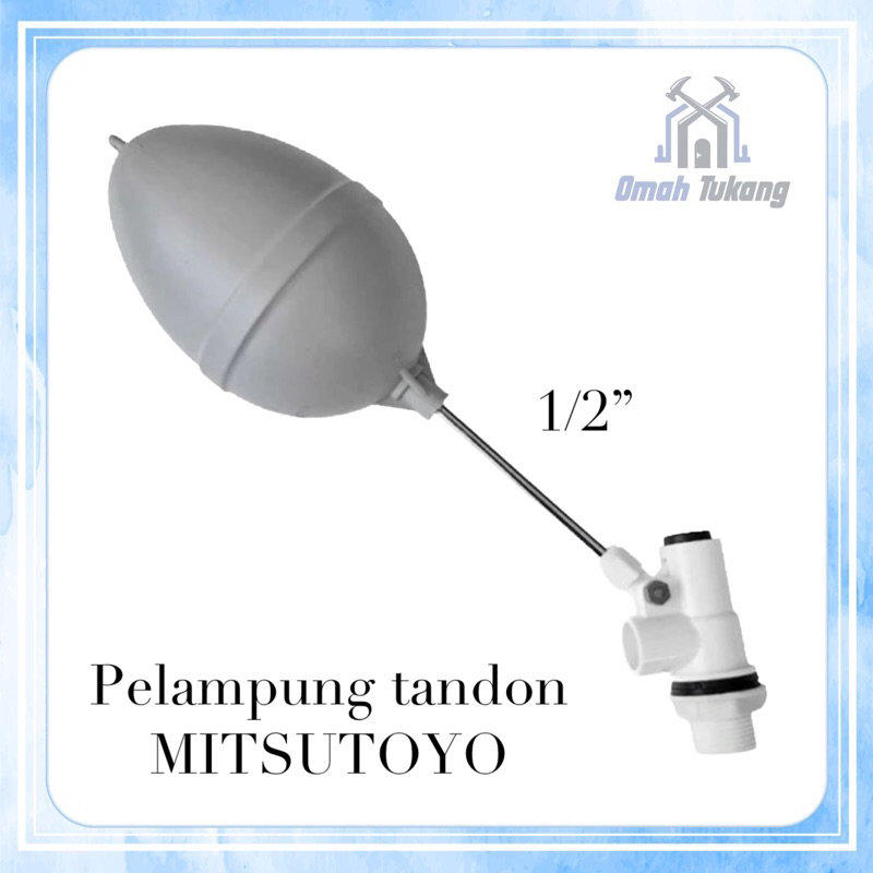 Jual Kran Pelampung Otomatis 1/2” MITSUTOYO / Pelampung Tandon PVC ...