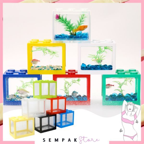 Jual SS Akuarium Ikan Hias Akrilik Aquarium Mini Acrylic 12x8cm ...