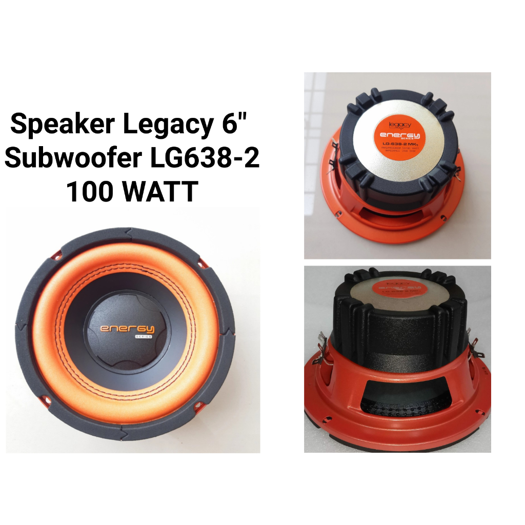 Jual LEGACY Speaker Subwoofer 6 Inch Legacy LG 638-2 Speaker Legacy 6 ...