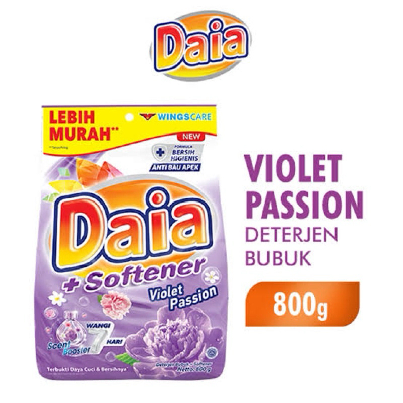 Jual Daia Softener violet Passion 800gr | Shopee Indonesia