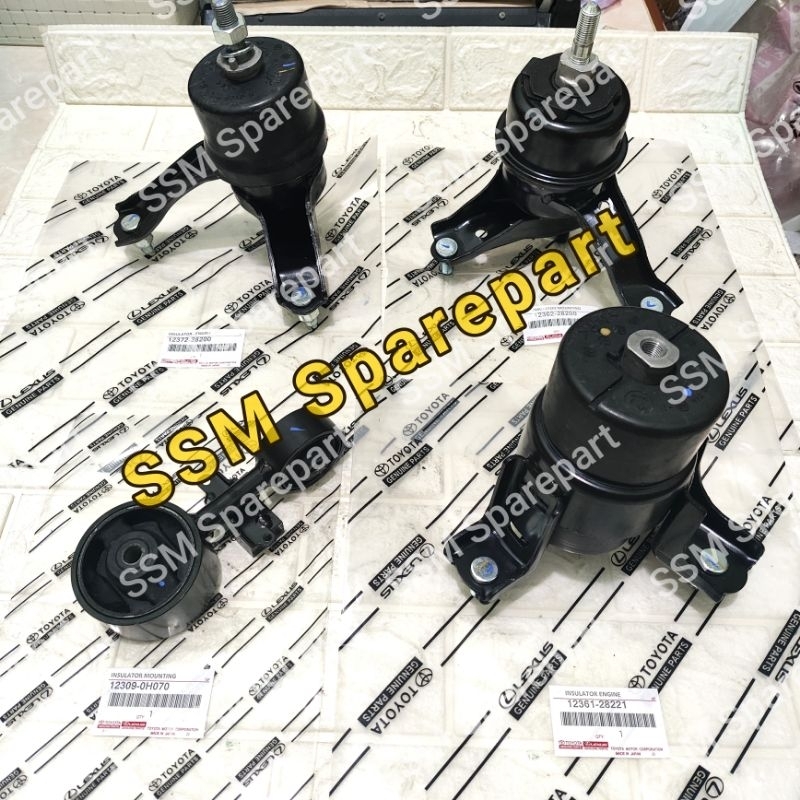 Jual Engine Mounting Set Kanan Kiri Depan Toyota Camry ACV30 2.4 2400cc ...