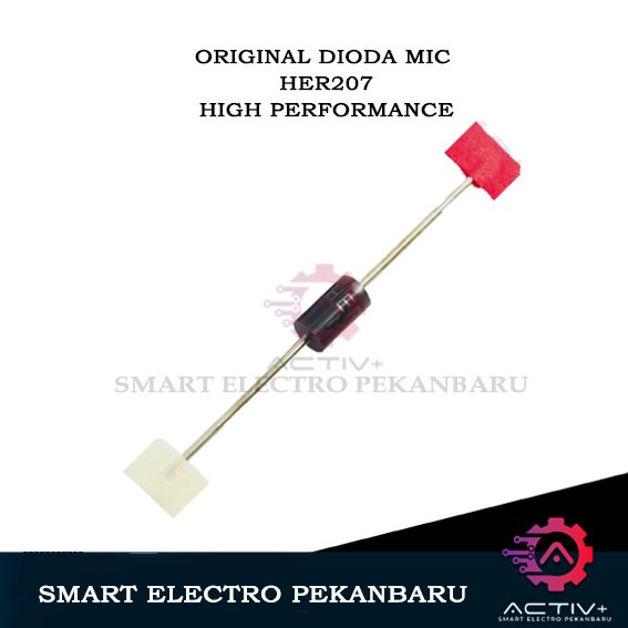 Jual ORIGINAL DIODA HER207 MIC MODEL RENTENG KAKI TEBAL Dioda 1000V 2A Diode Fast Recovery ...