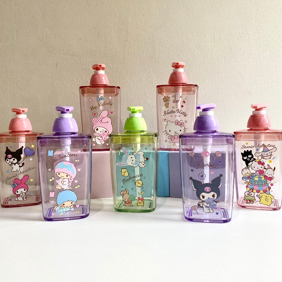 Jual Pump Dispenser Bening Tempat Sabun Cair Sanrio My Melody Kuromi ...