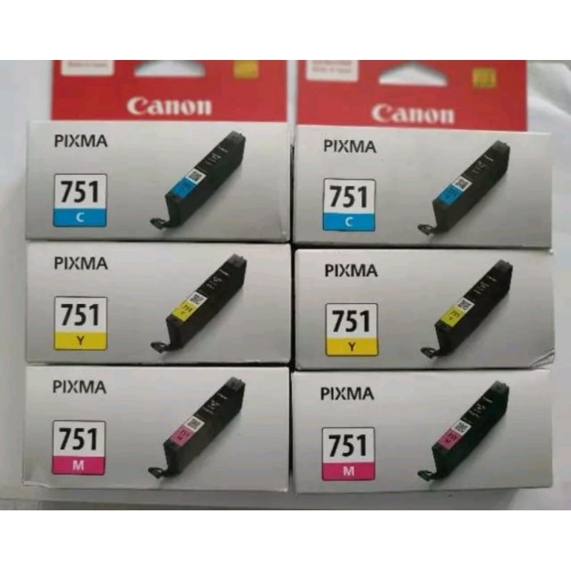 Jual Tinta catridge canon 751 color original OBRAL | Shopee Indonesia