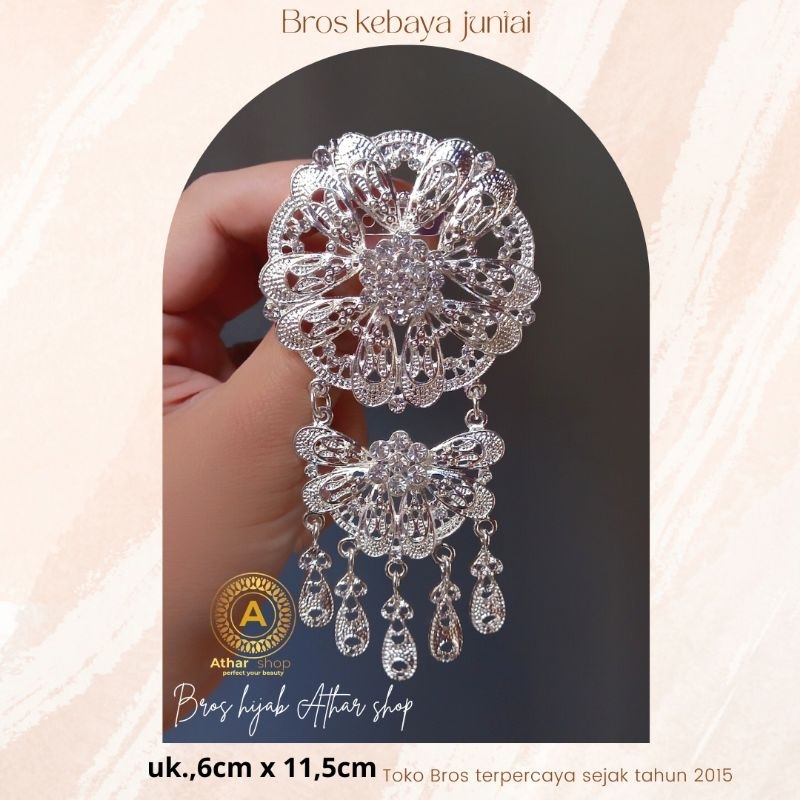 Jual Bros Kebaya Besar Susun 2 Bros Hewan Burung Merak Baru Model ...