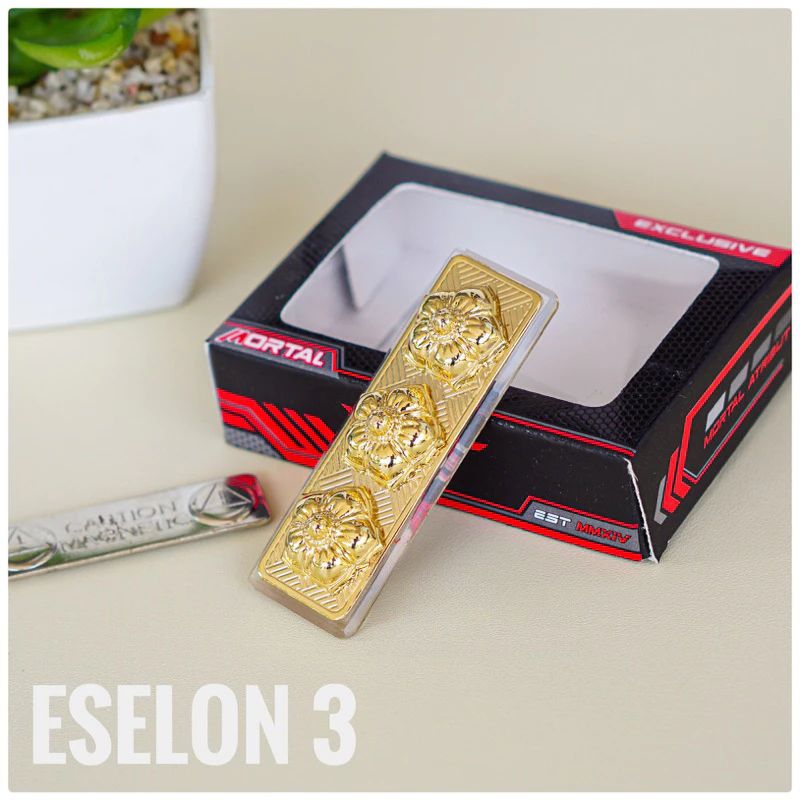 Jual Tanda Jabatan Kerah ASN Eselon 3 Dasar Akrilik Kualitas Premium ...