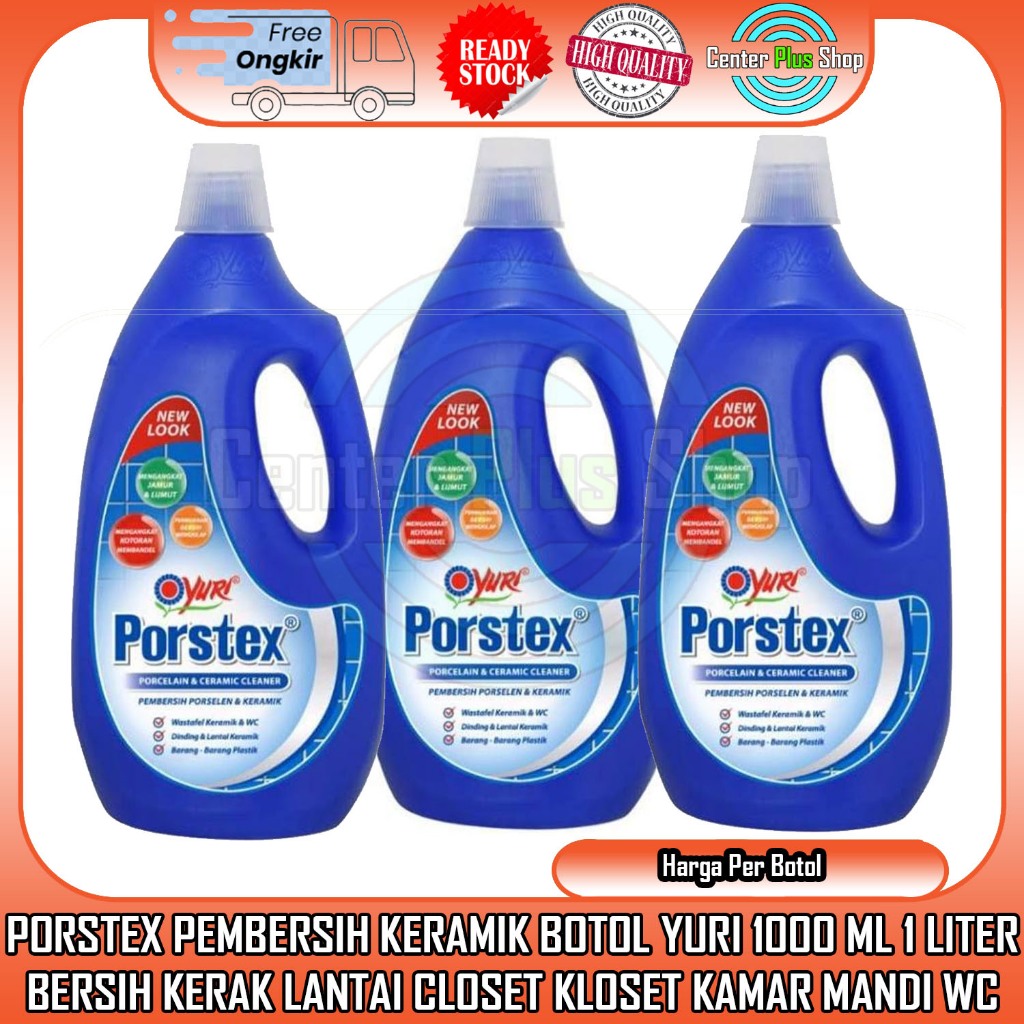 Jual Yuri Porstex Pembersih Keramik Botol Yuri 1000 Ml Bersih Kerak ...