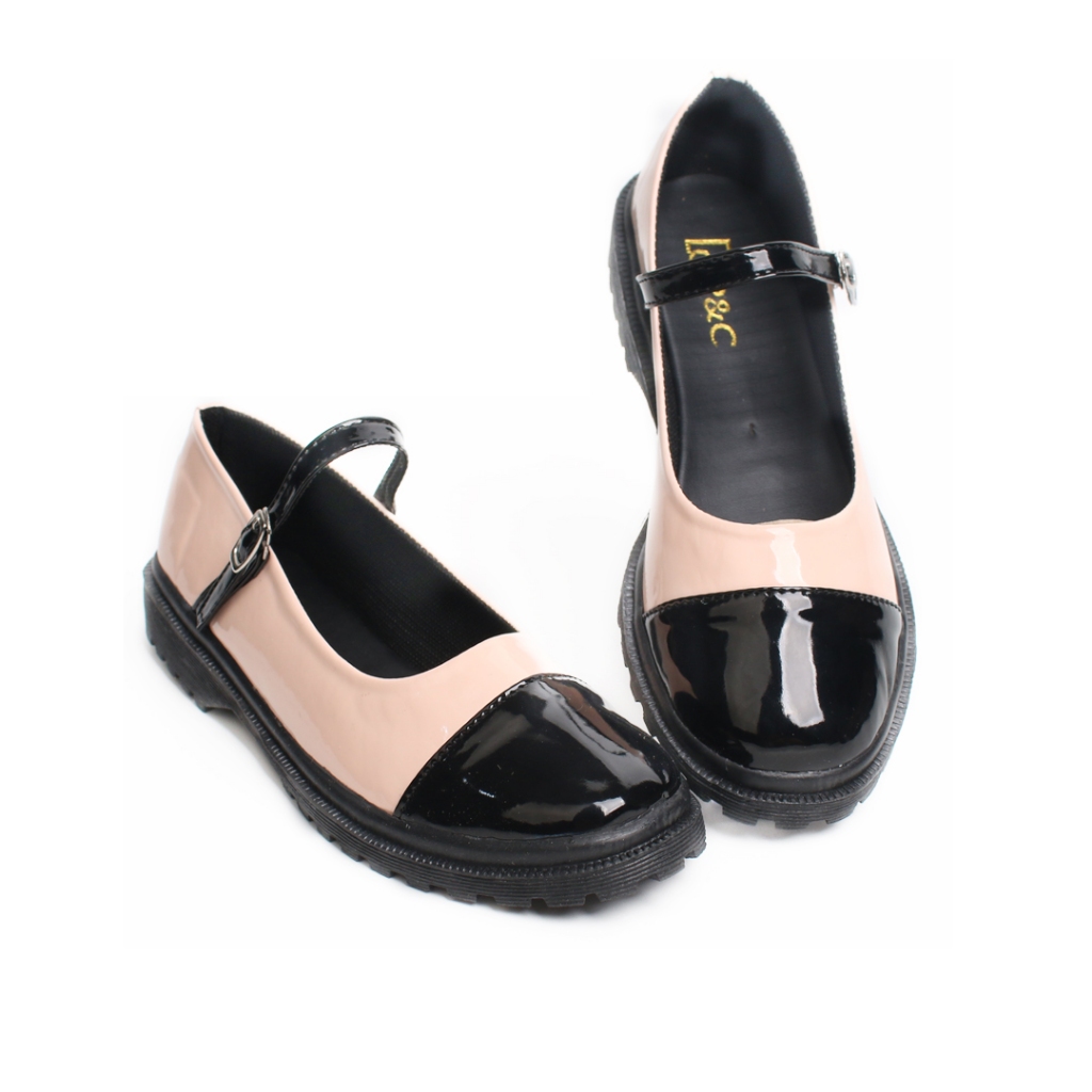 Jual Sepatu docmart Sarwendah sepatu flat ala korea | Shopee Indonesia