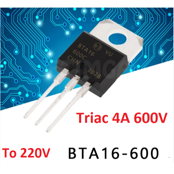 Jual Triac Transistor mosfet BT136-600E BT 136 600 BT136-600 4A 600V TO ...