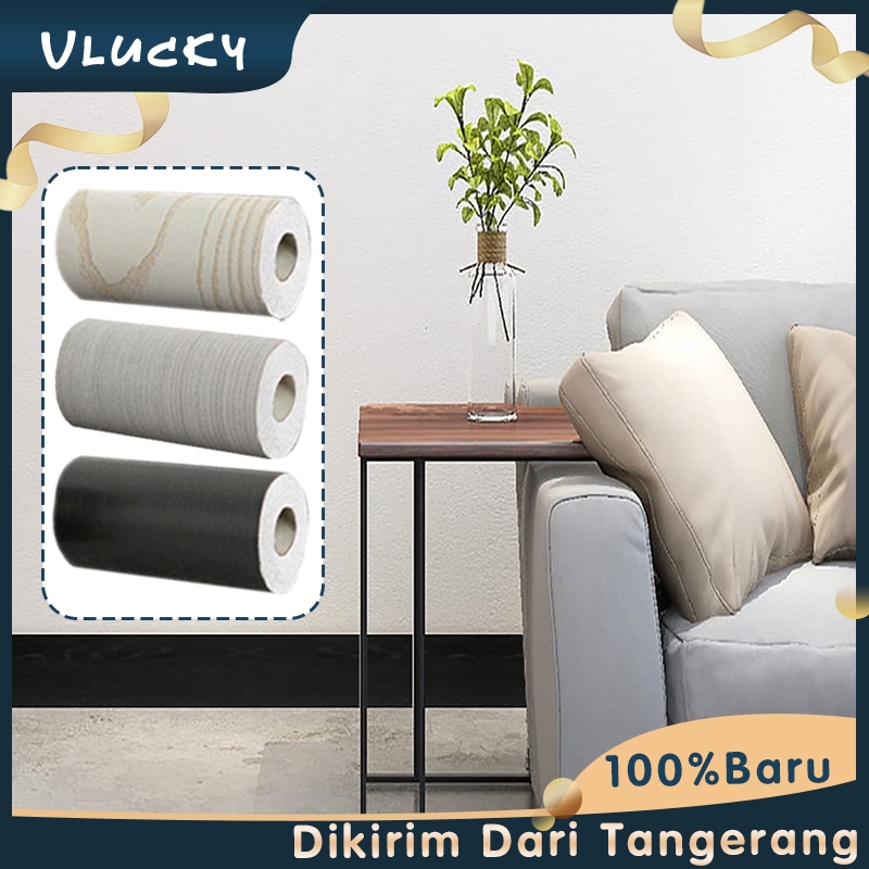 Jual 10m Border List Wallpaper Motif Kayu Sticker List Border Stiker ...