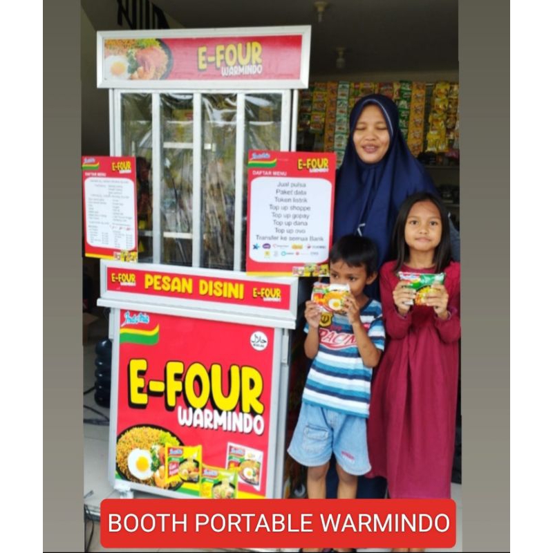 Jual Booth Portable Warmindo Indomie / Gerobak Lipat / Meja Lipat ...