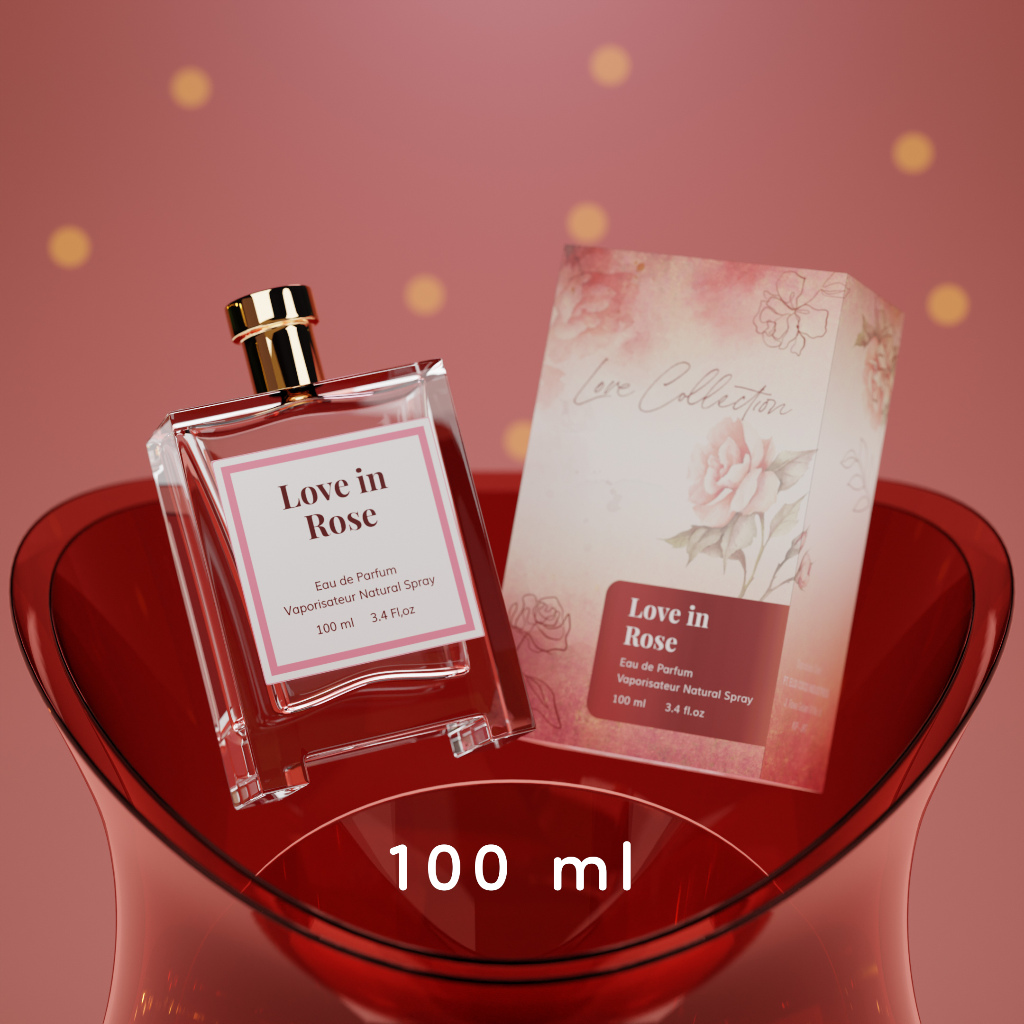 Jual Love In A Bottle - Love In Rose Eau de Parfum 100ml | Shopee Indonesia