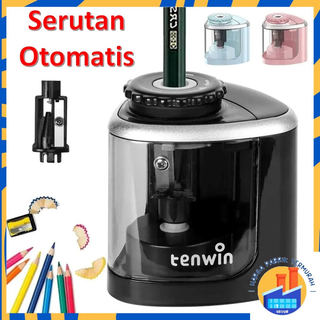 Jual HPT Rautan Pensil Listrik Otomatis Manual Baterai Rautan Pensil ...