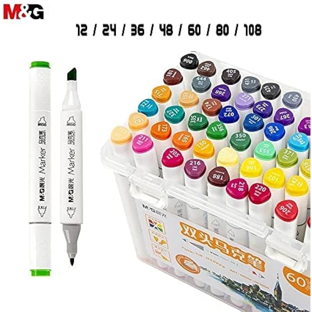 Jual M&G Double-tip Triangle Art Marker 36 colors | Shopee Indonesia