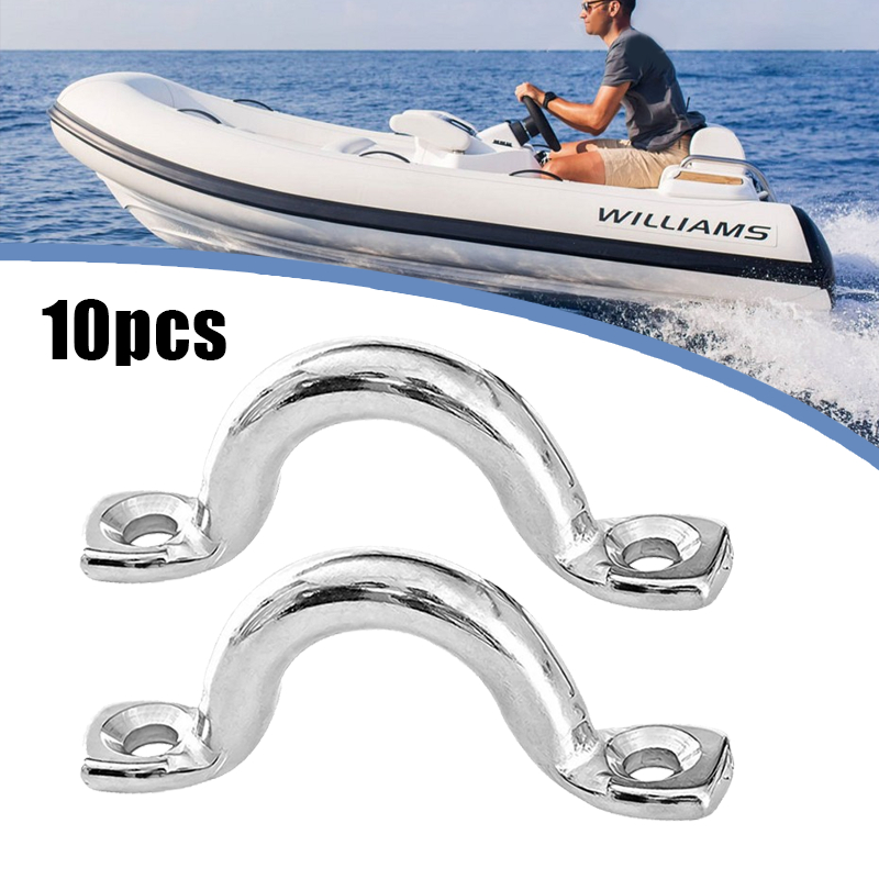 Jual 10pcs Boat Pad Eye Strap M5 / Pad Eye Strap Untuk Dek Perahu ...