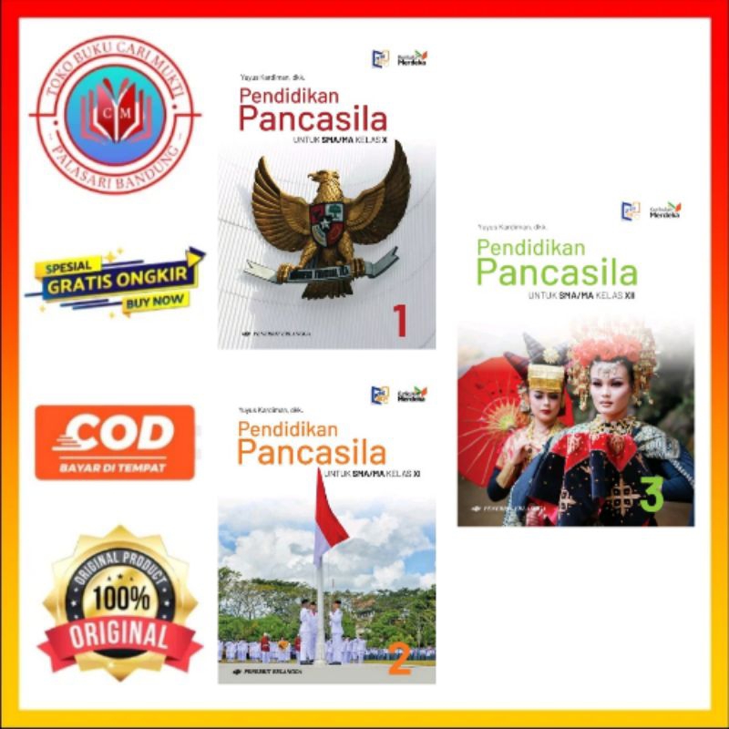 Jual BUKU PENDIDIKAN PANCASILA SMA/MA KELAS 10.11.12.KURIKULUM MERDEKA | Shopee Indonesia