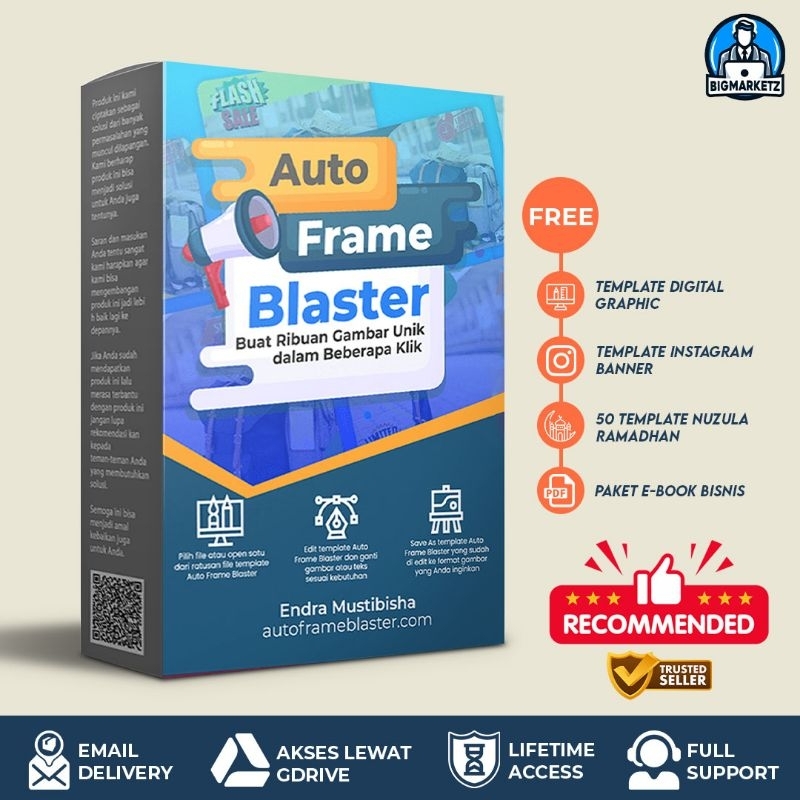 Jual [T33] AUTO FRAME BLASTER CREATOR - Buat Ratusan Desain Unik CEPAT ...