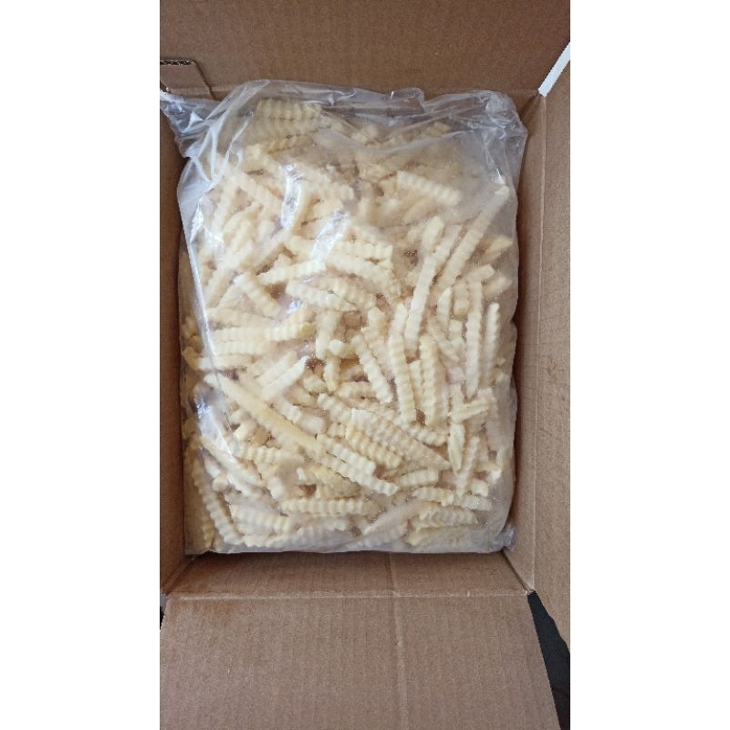 Jual Kentang crinkle cut kemasan 2,5kg/kentang goreng/French Fries ...