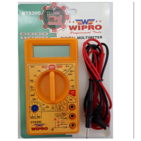 Jual MULTITESTER DIGITAL/AVO METER DIGITAL WIPRO DT 830 D MURAH ...