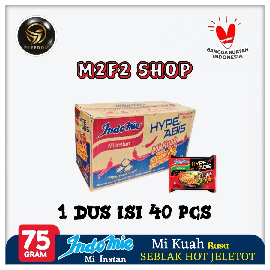Jual Indomie Mie Instant Kuah Hype Abis Rasa Seblak Hot Jeletot | Bag ...