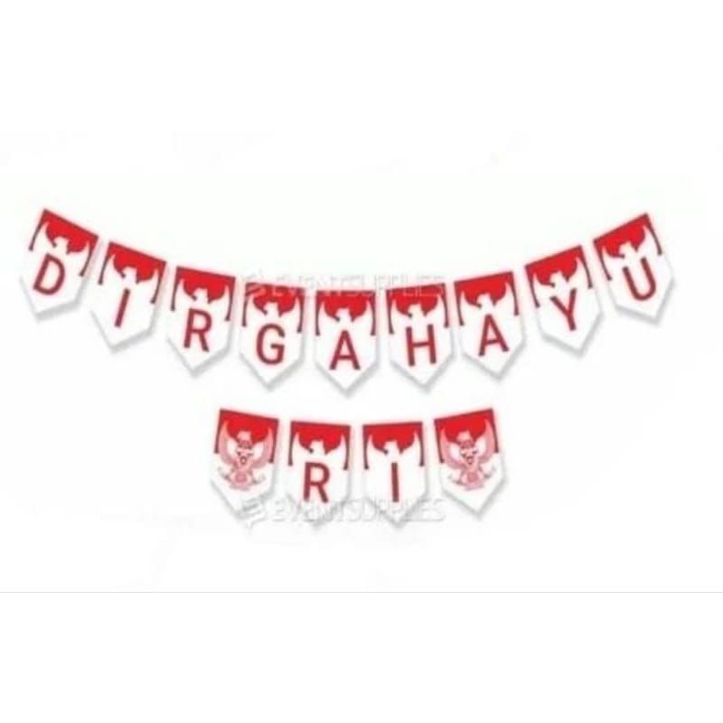 Jual BANNER DIRGAHAYU RI/FLAG HUT RI | Shopee Indonesia