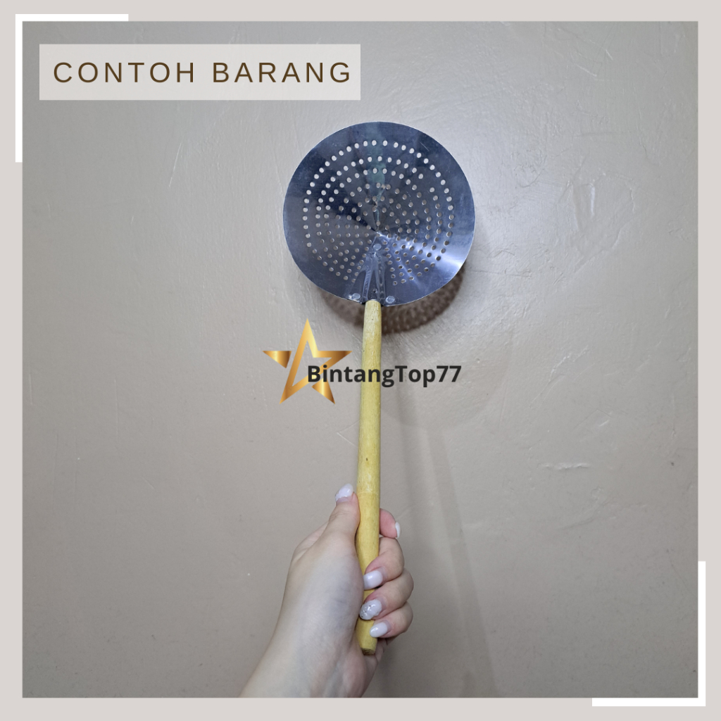 Jual Saringan Gorengan Bentuk Kerucut Kecil / Saringan Pucuk Stainless ...