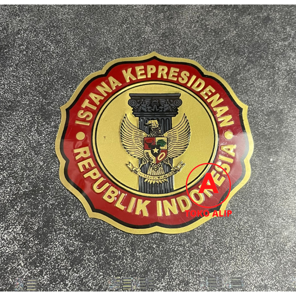 Jual Sticker Istana Kepresidenan RI (Lancip Emas) - Stiker Istana RI ...