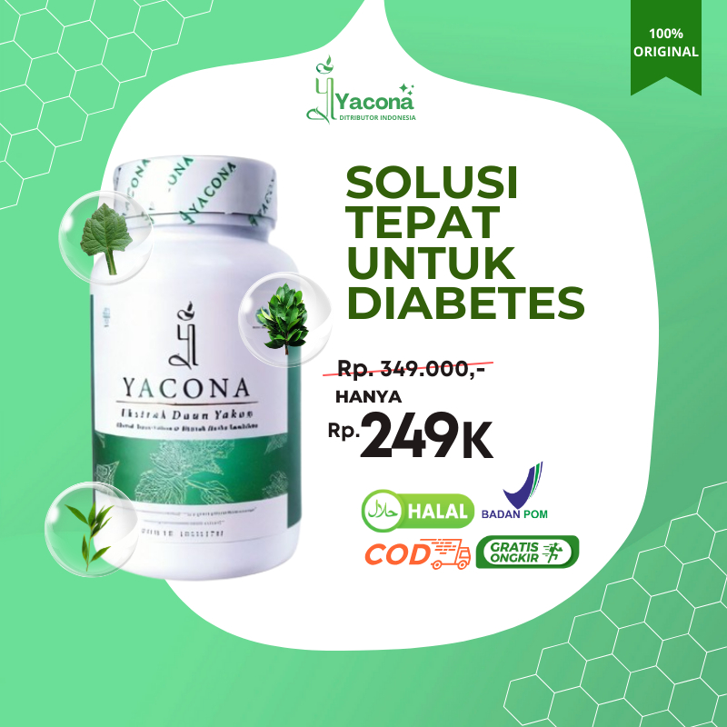 Jual Obat Herbal Yacona Mampu menurunkan Kadar Gula Darah dan ...