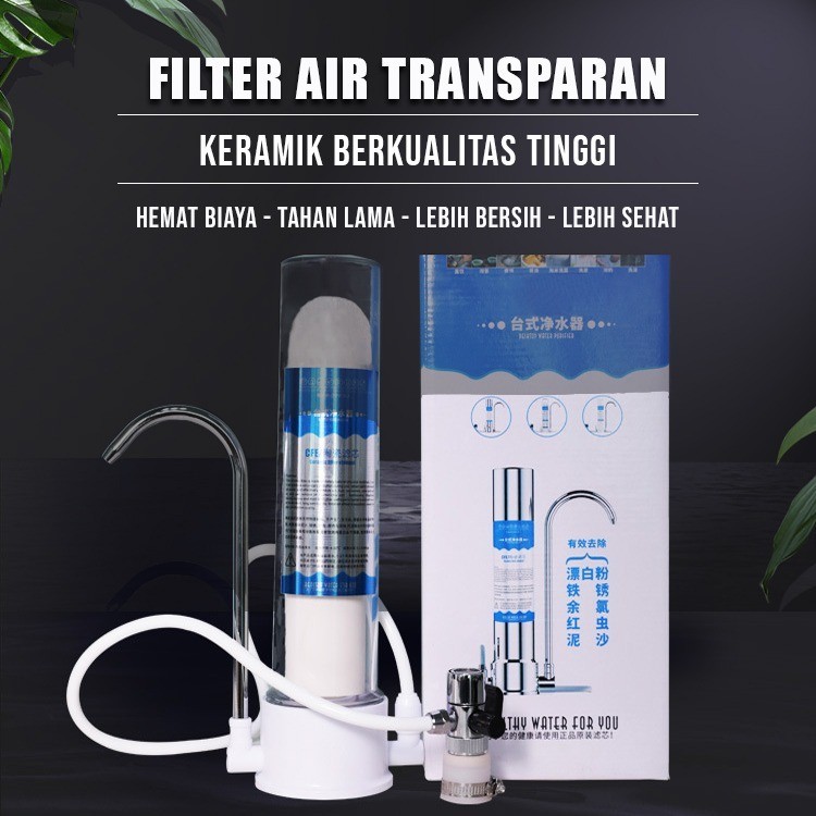 Jual Filter Air Kran Water Purifier Ceramic Saringan / Karbon / Water ...