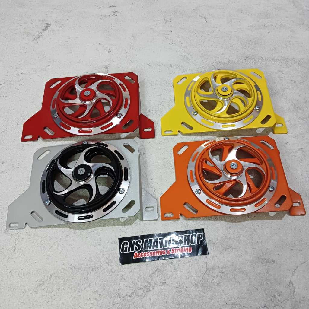 Jual cover radiator set spiner spinner motif suriken cnc yamaha nmax ...
