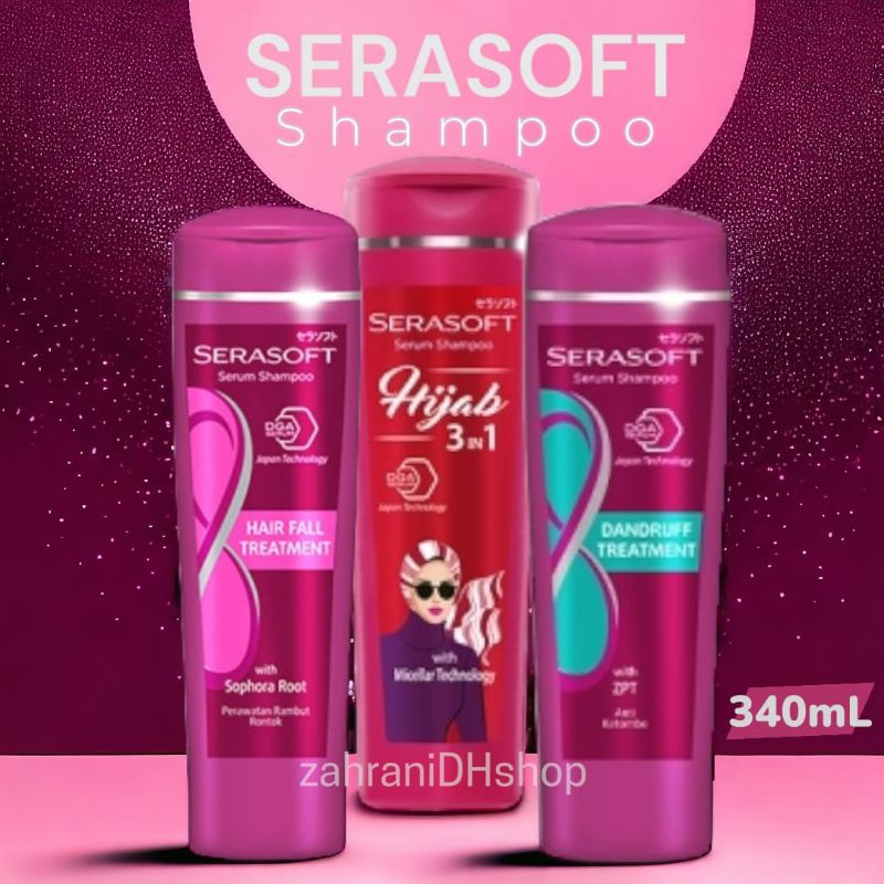Jual SERASOFT Shampoo 340ml | Shopee Indonesia