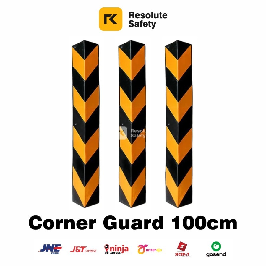 Jual Corner Guard Rubber / Pelindung Sudut Dinding Karet / 100 cm x 9 ...