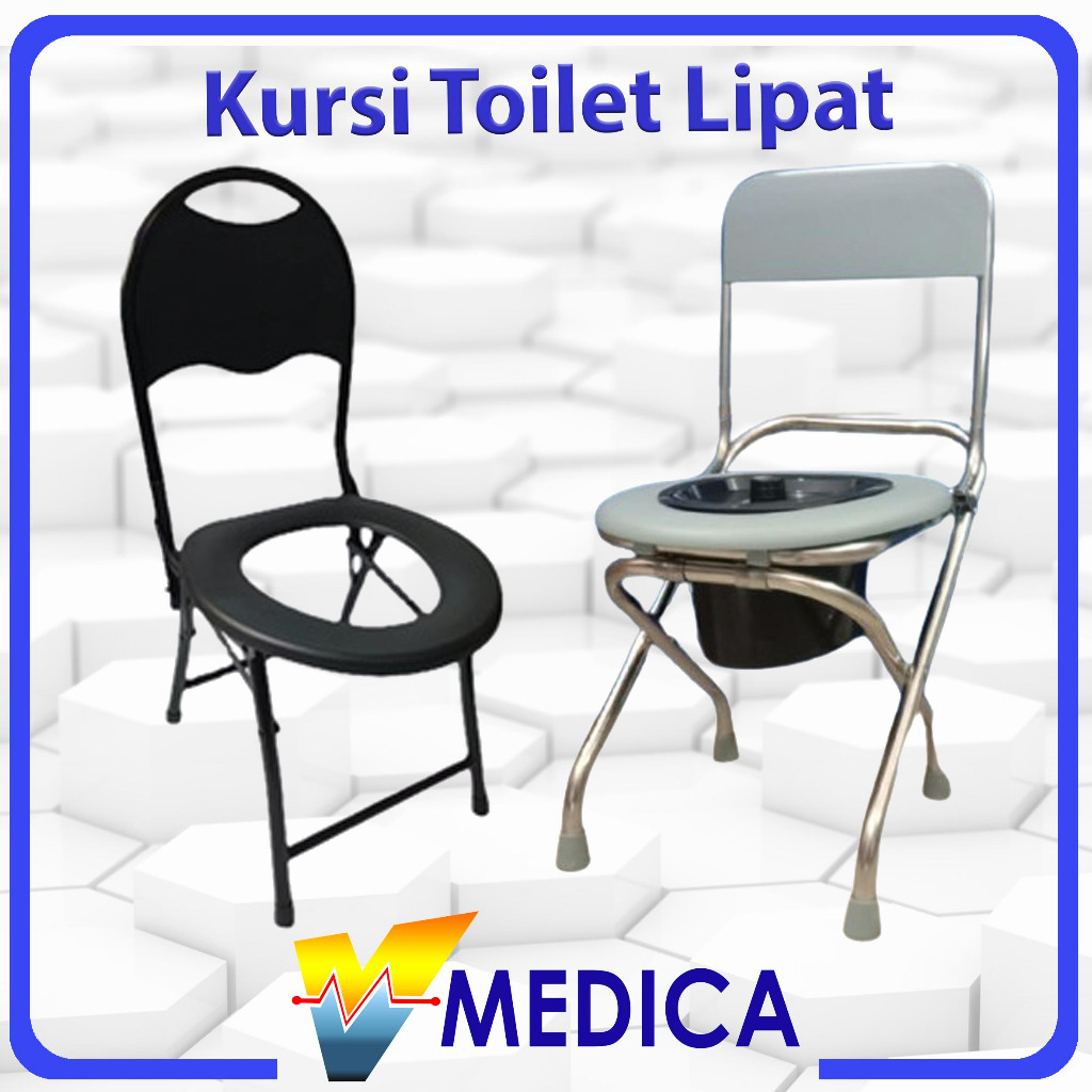 Jual Kursi Toilet Commode Chair BESI & STAINLESS / Kursi BAB Toilet ...