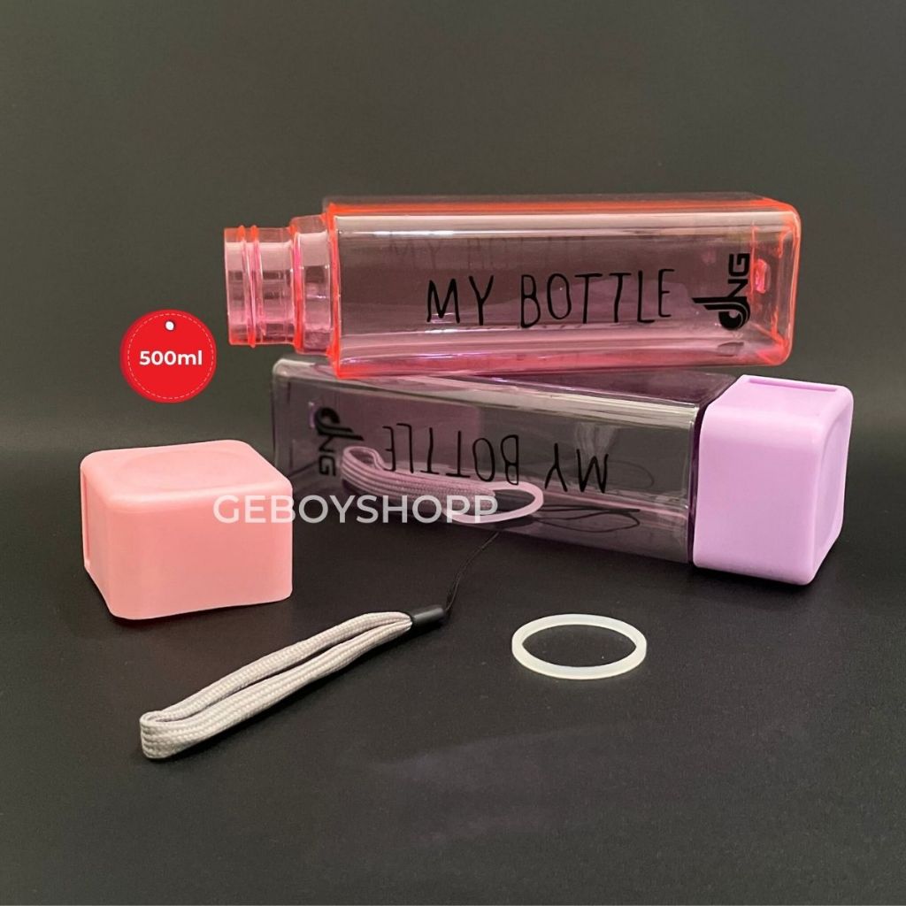 Jual Botol Minum My Bottle PC Segi 500ml / Tempat Minum Unik / My ...