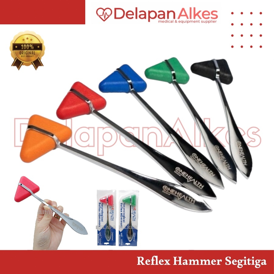 Jual OneHealth Reflex Hammer Segitiga / Neurological Taylor Hammer ...