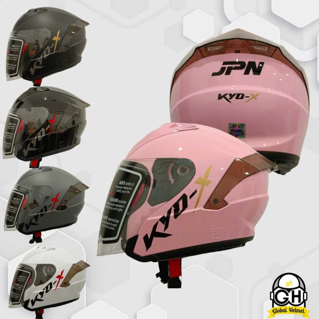 Jual HELM JPN KYO X HALFFACE ORIGINAL SNI | Shopee Indonesia