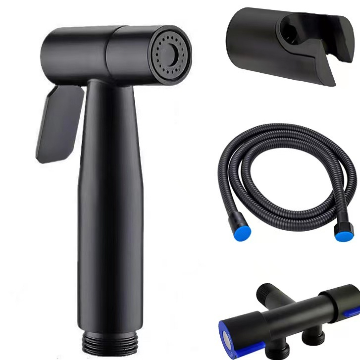 Jual SUS 304 Jet Shower Toilet Hitam / Bidet Shower Cebok Sower Spray ...