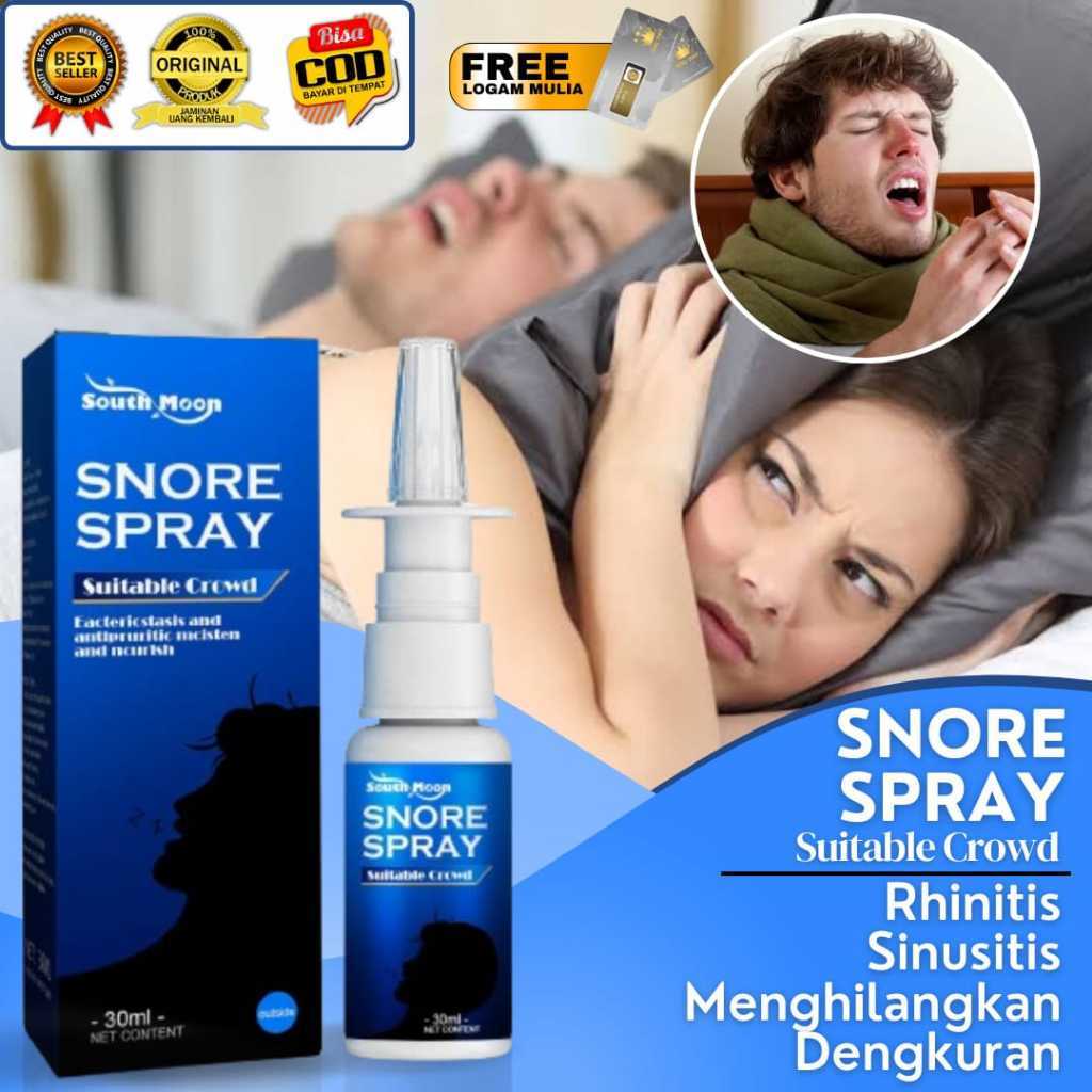 Jual South Moon Herbal Anti Snoring Spray 30ml Chronic Rhinitis ...